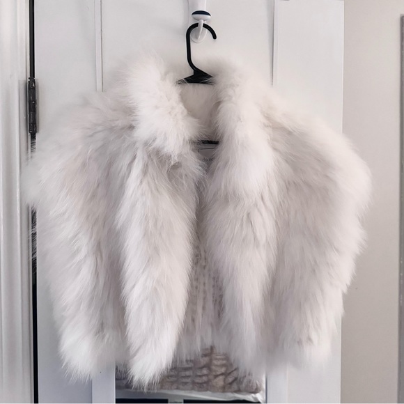 Linda Richards | Jackets & Coats | Authentic Rabbit Fur Shaw Jacket ...